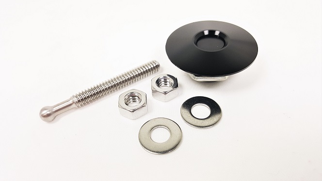 QL-25-SB Black Anodized Mini Quik-Latch